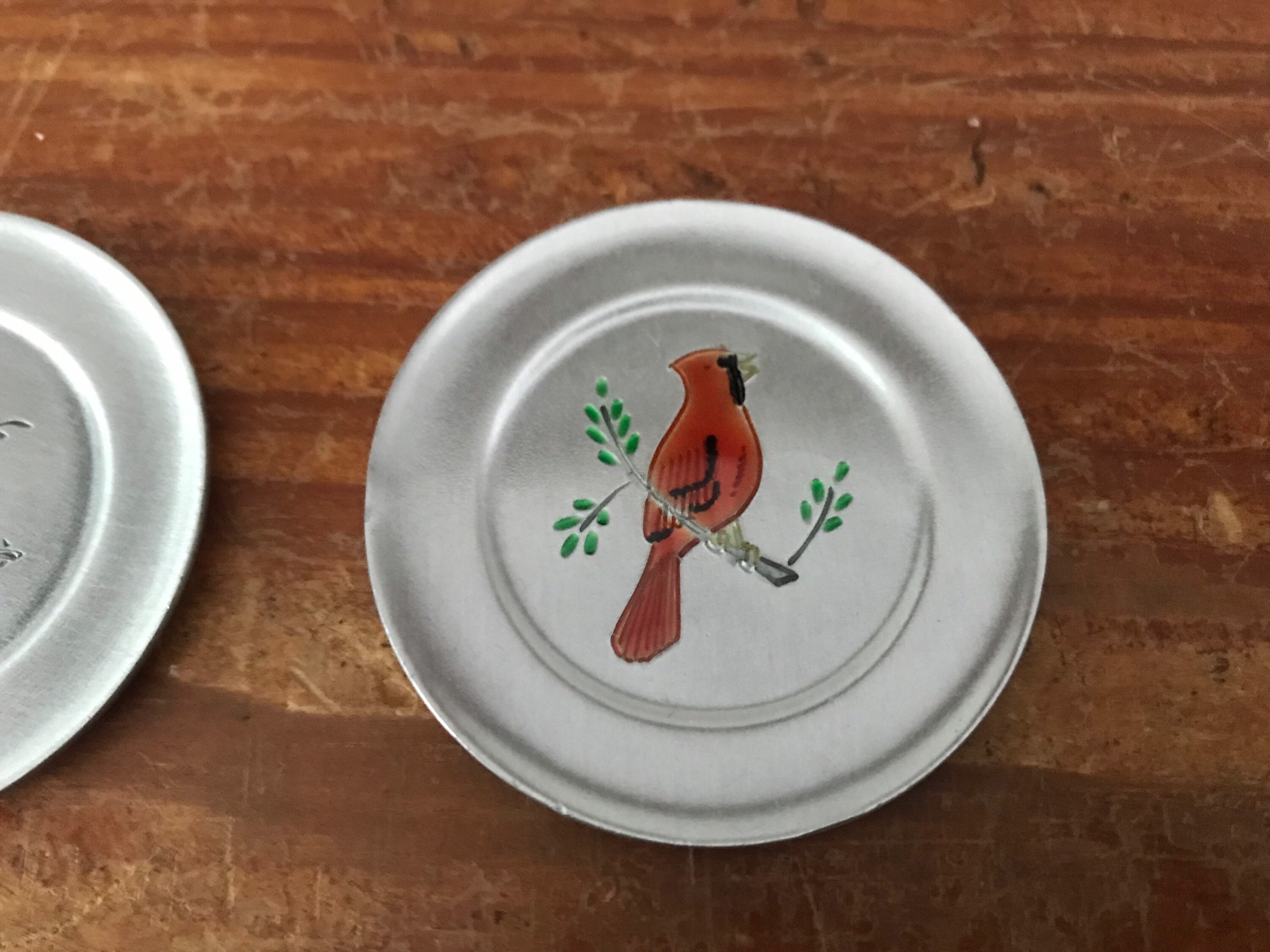 Vintage Pewter Plates Small Decorative Pewter Plates - Etsy