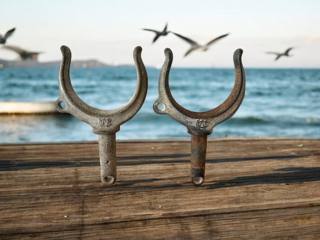 Set of Oar Locks - Wilcox Crittenden- Beach House/maritime Decor ...