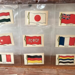 Vintage 1920s Flag Cards - Wilbur's Chocolate Premiums, Set of 29 - Etsy