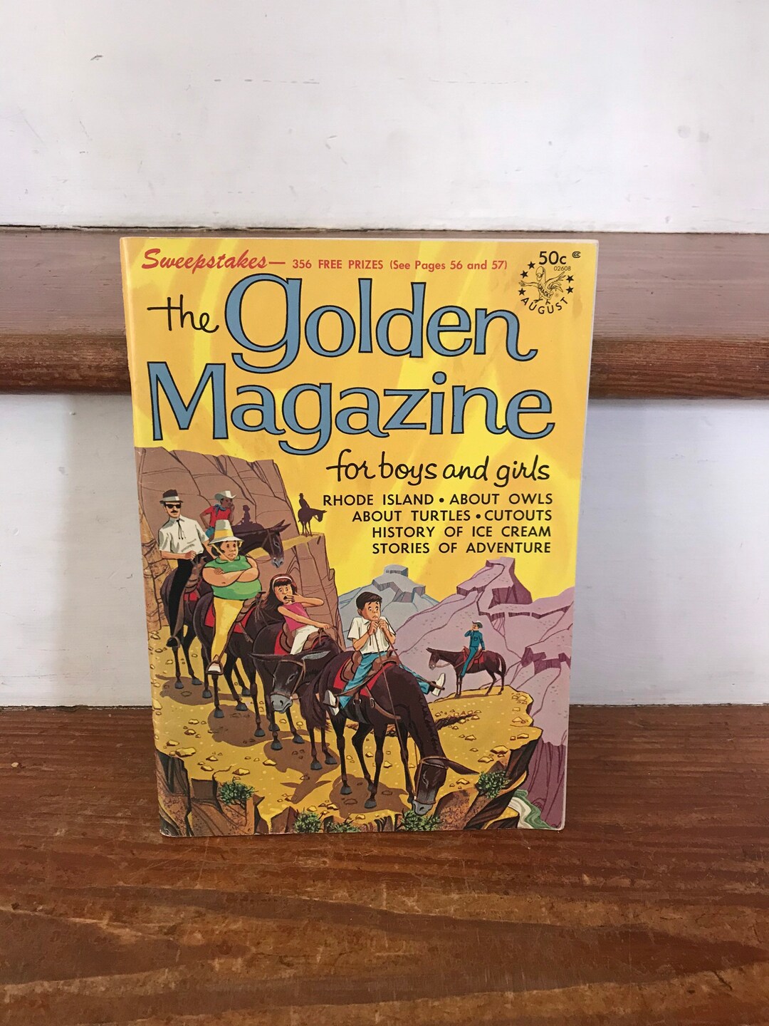 Vintage 1960's Children's Magazine - the Golden Magazine for Boys and ...