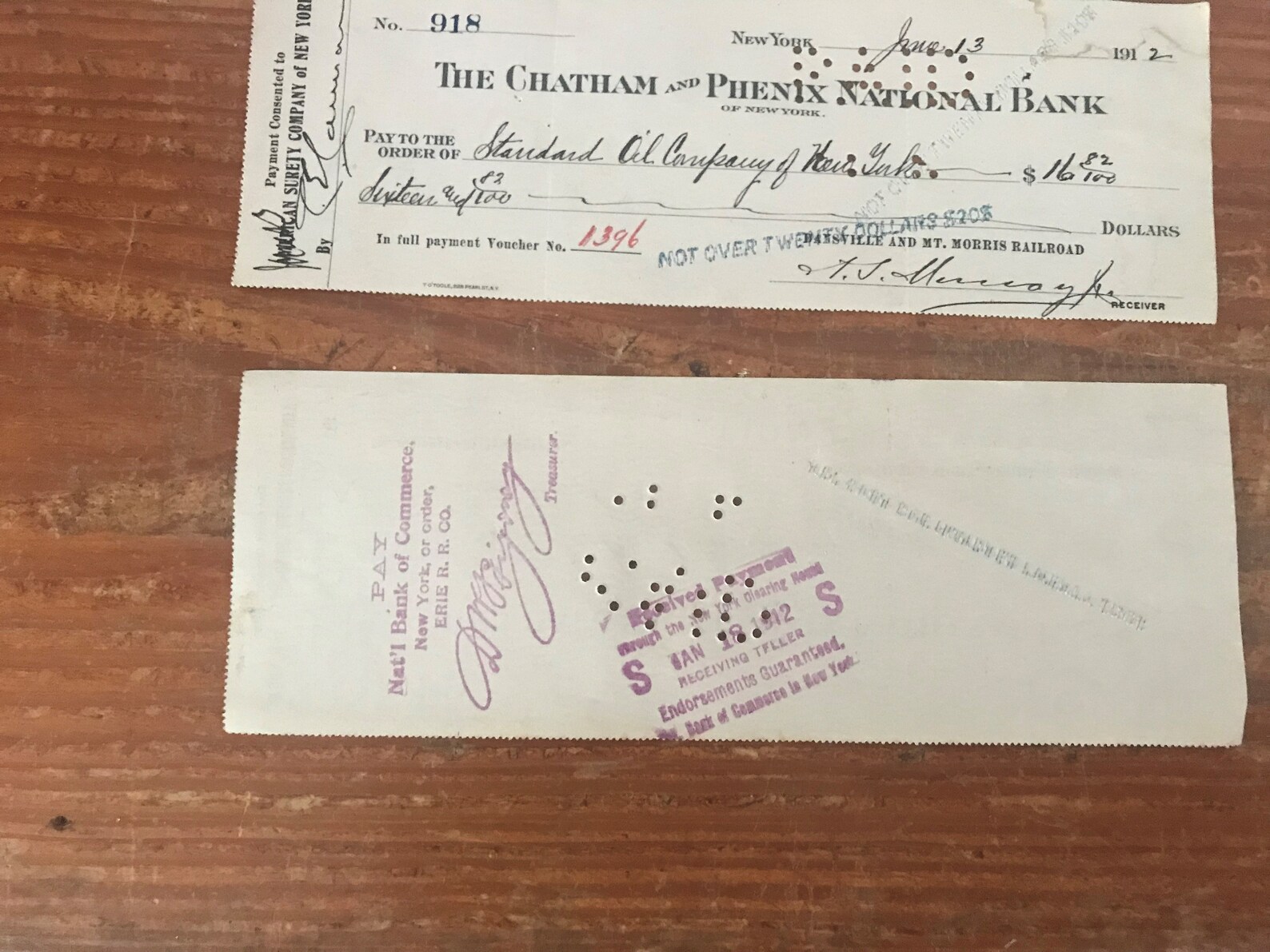 Early 1900s Bank Checks 4 Paper/monetary Ephemera | Etsy