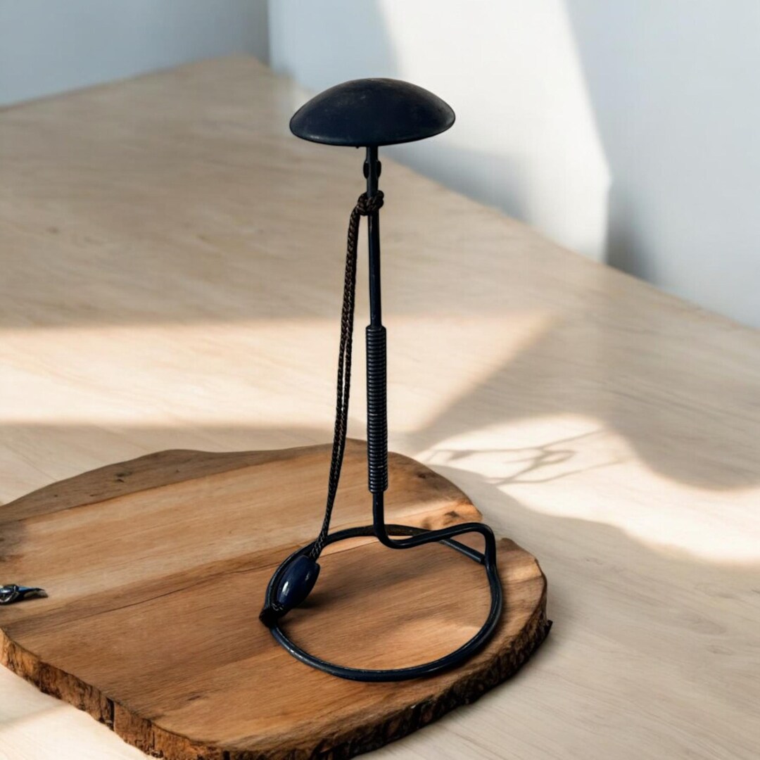 Vintage Millinery Store Hat Stand Top Shelf Hat Stand Bendable Iron Hat ...