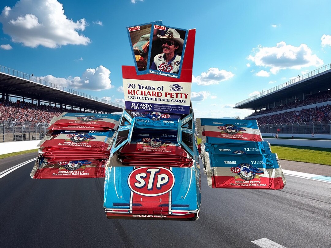 1991 NOS Richard Petty Trading Cards - Unopened Wax Packs - NASCAR ...