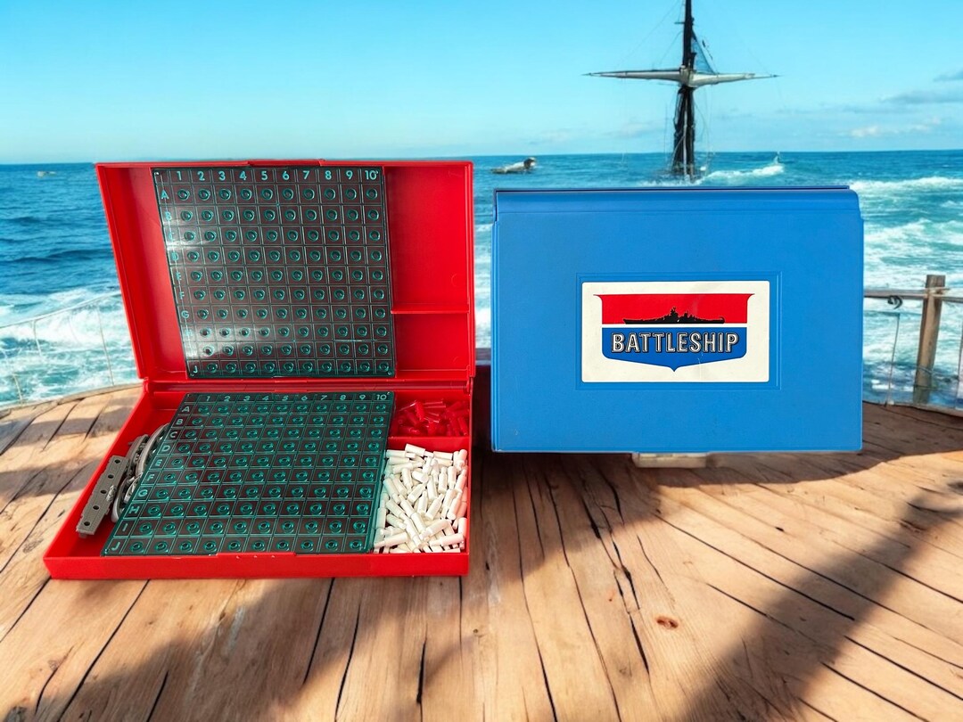 Original 1967 Battleship Game Boards - Complete - Etsy