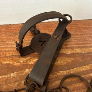Victor Steel Animal Trap - Rustic Cabin Decor - Etsy