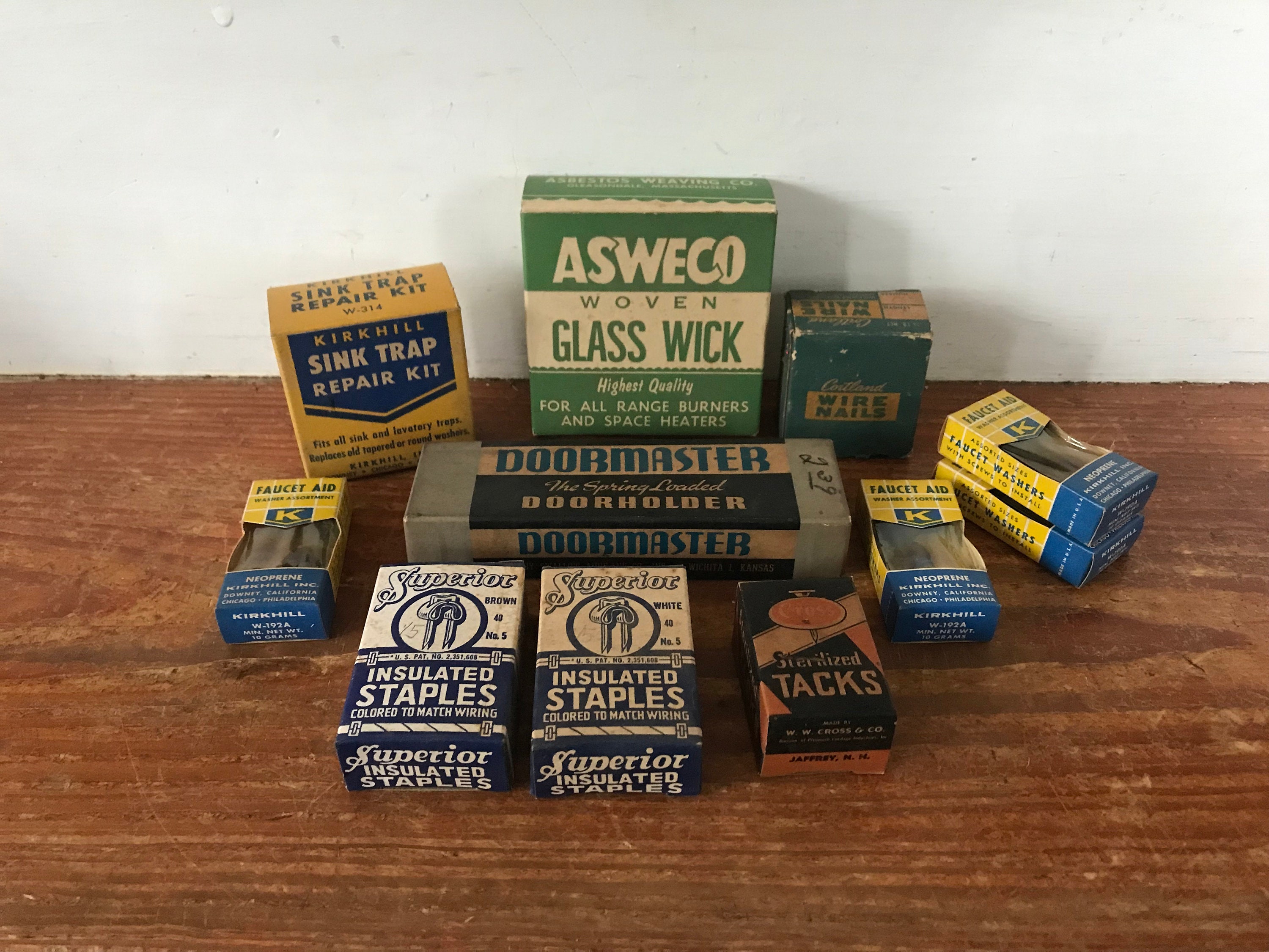 1960s NOS Hardware Store Products - Vintage Unused Hardware Items ...
