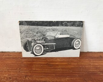 Vintage 1960s Hot Rod Arcade Card / Vending Machine Card | Etsy