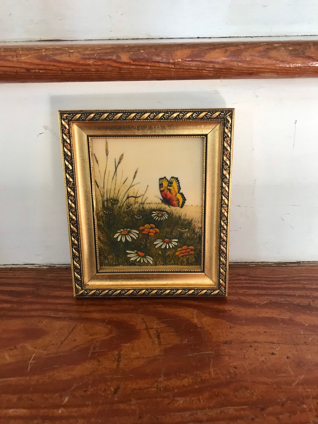 Original Carlos Rios Etching Framed Enamel Etching on Tile - Etsy