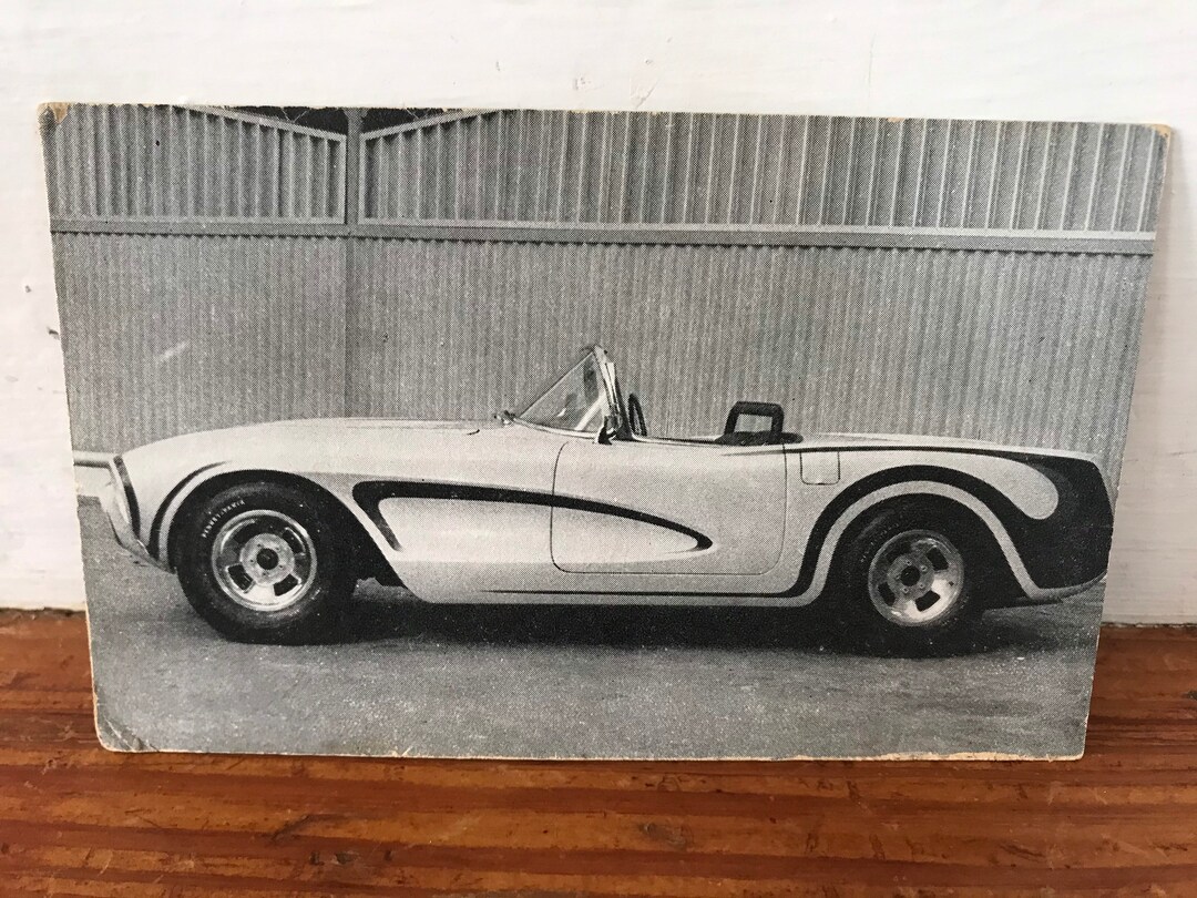 Vintage 1960s Hot Rod Arcade Card / Vending Machine Card - 1957 ...