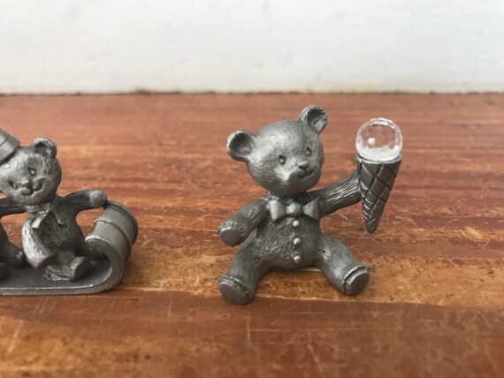 Collectibles Figurines & Knick Knacks Miniature Pewter Figures Vintage ...