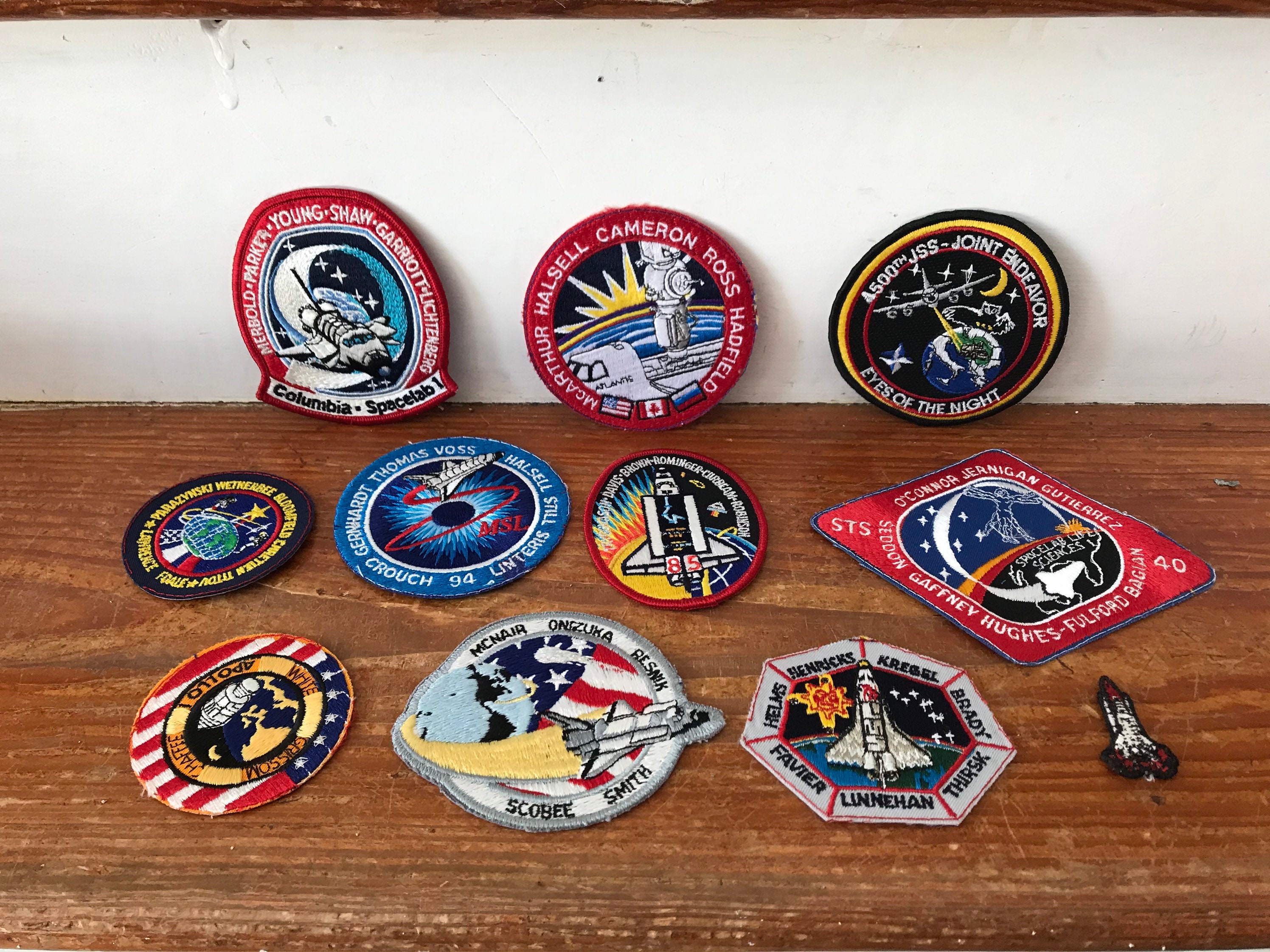 Astronaut Space Mission Badges