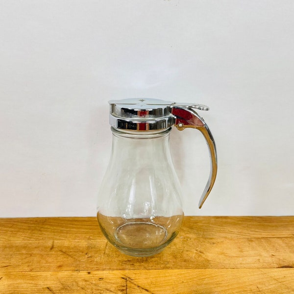 Glass Syrup Pitcher - Etsy