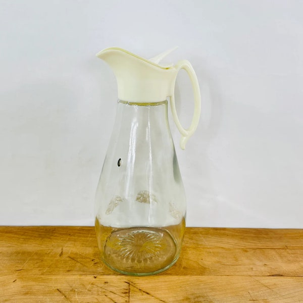 Glass Syrup Pitcher - Etsy