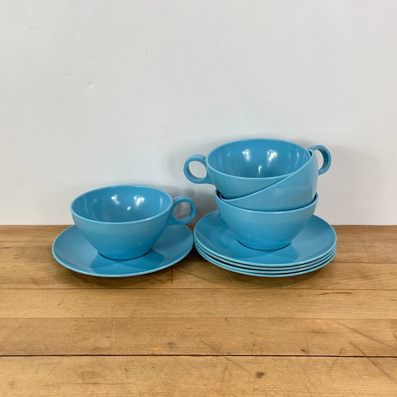 Turquoise Tea Cup - Etsy