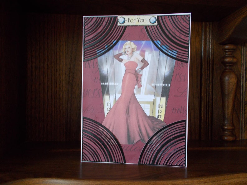 Art Deco Card Birthday Card Greetings Card Flapper Birthday Girlroaring Twenties Art Deco
