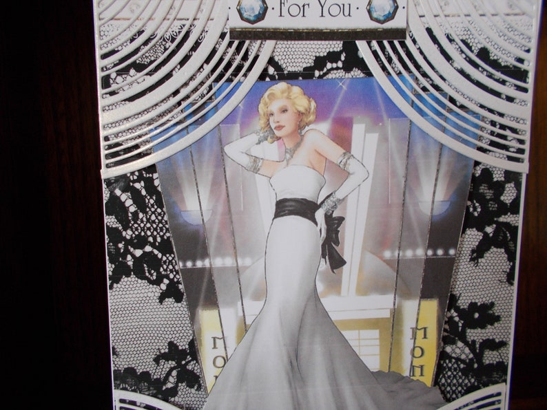 Art Deco Card Birthday Card Greetings Card Flapper Birthday Girlroaring Twenties Art Deco