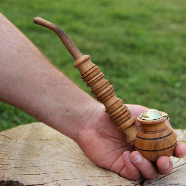 Wood Pipe Souvenir - Etsy