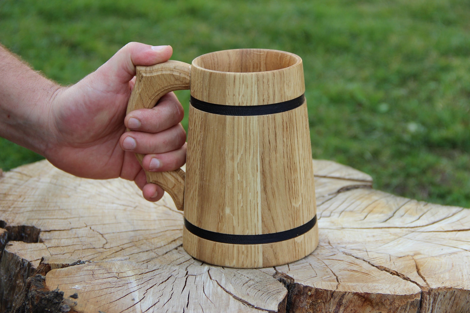 Set of 6 Groomsmen Mugs Viking Mug Wooden Beer Mug Wood - Etsy