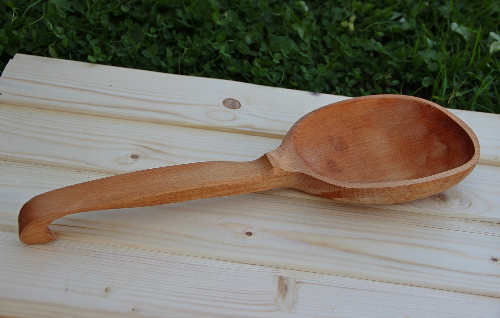 Big Wooden Spoon Big Wood Dipper Huge Wood Spoon Funny - Etsy