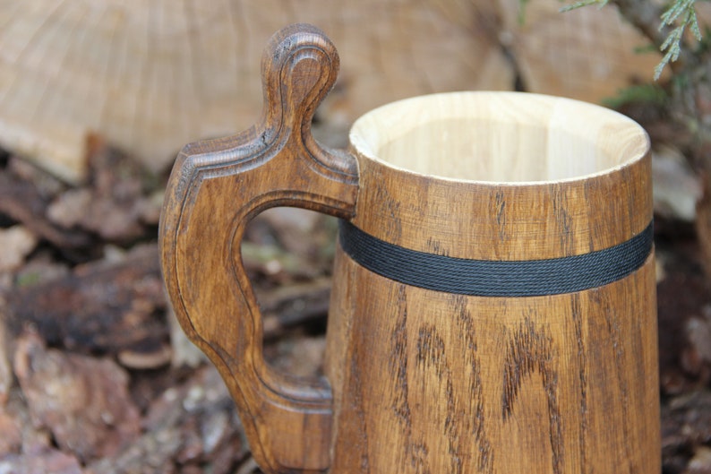 Wooden Tankard Groomsmen Gift Personalized Beer Mug Natural | Etsy