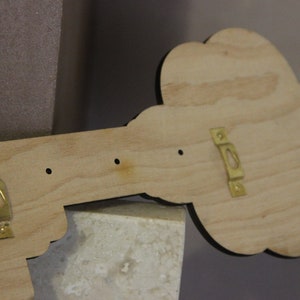 Key Shaped Key Holder, Key Storage Hanger, Rustic Key Hook, Wall Key ...