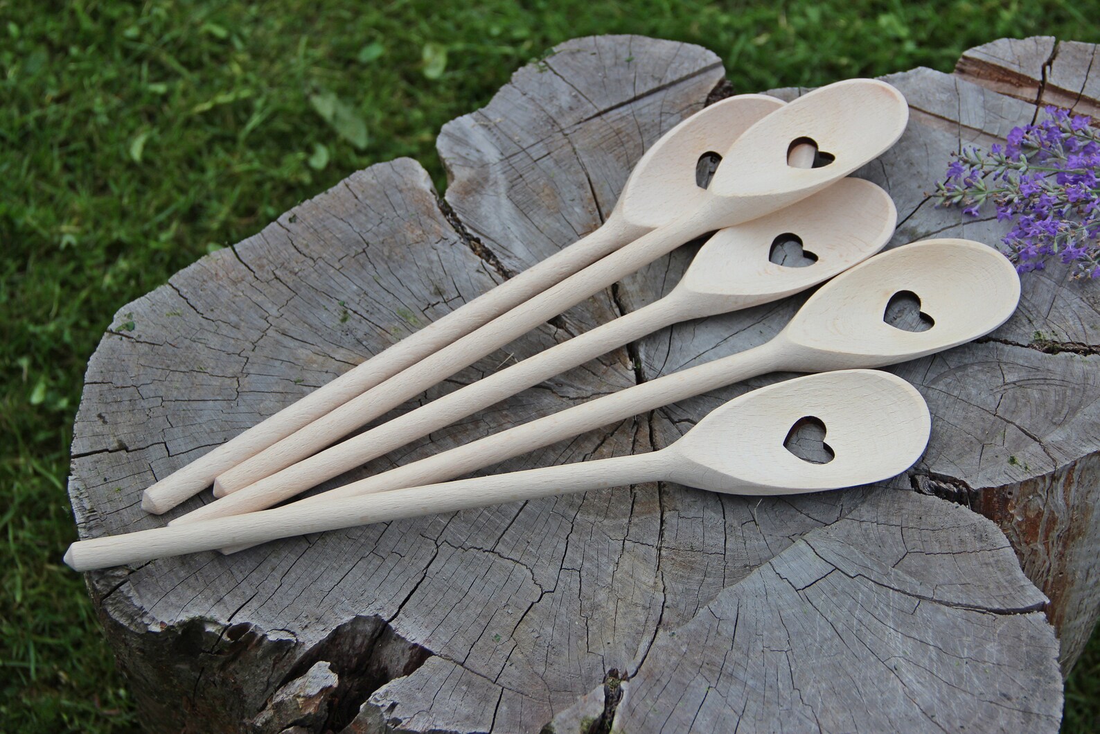 Heart Shaped Spoon Wedding Guest Gift Natural Wood Spoon - Etsy