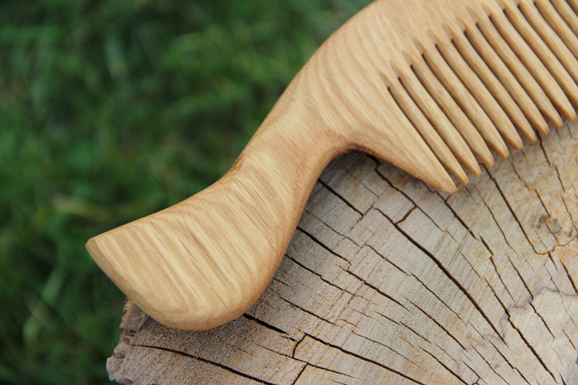 Natural Wood Comb Hand Carved Comb Beard Comb Wooden Beard - Etsy