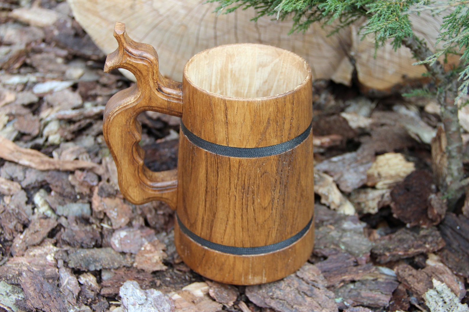 Wooden Beer Stein Wood Barrel Customized Beer Mug Wooden - Etsy Canada