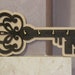 Key Shaped Key Holder, Key Storage Hanger, Rustic Key Hook, Wall Key ...