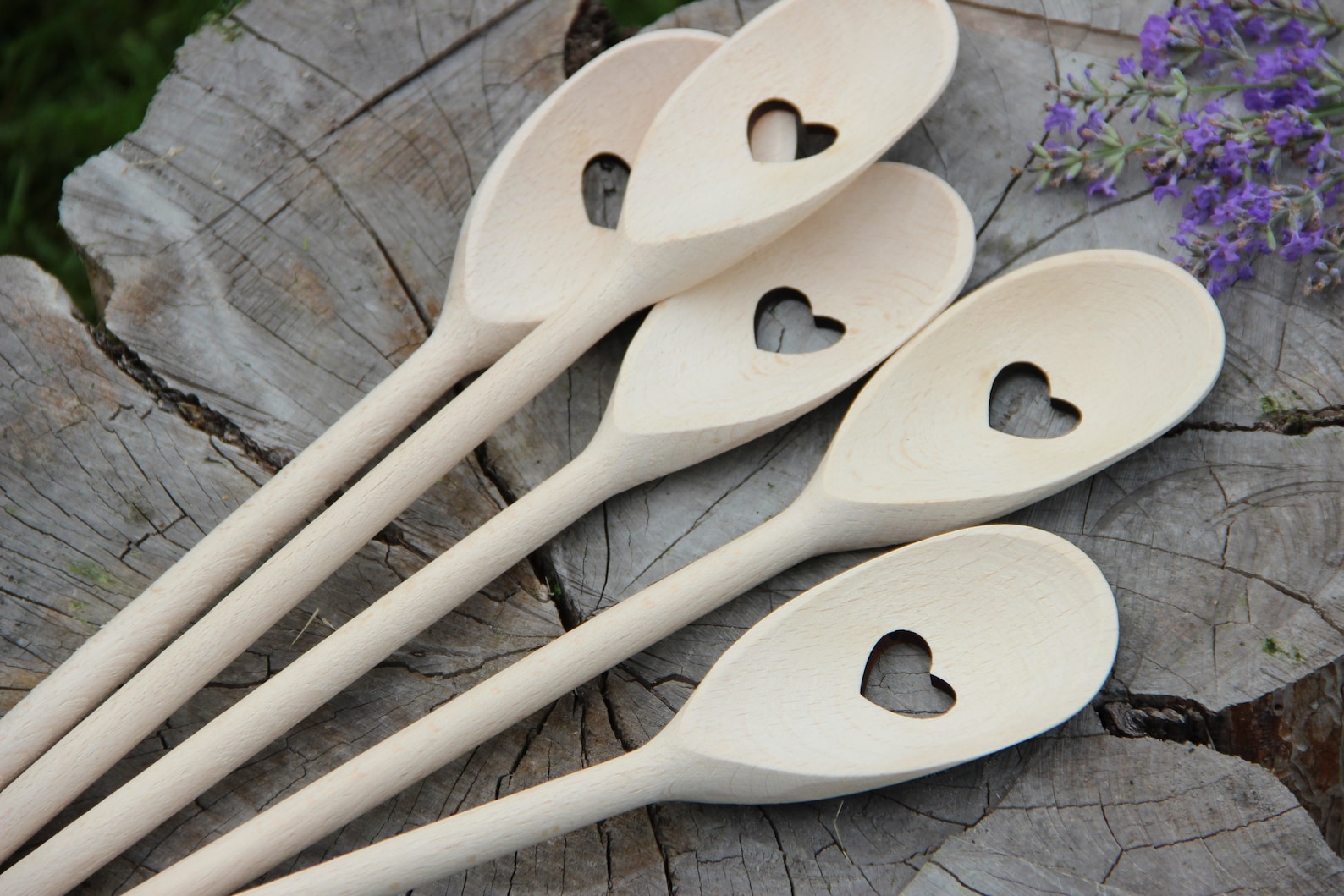 Heart Shaped Spoon Wedding Guest Gift Natural Wood Spoon - Etsy