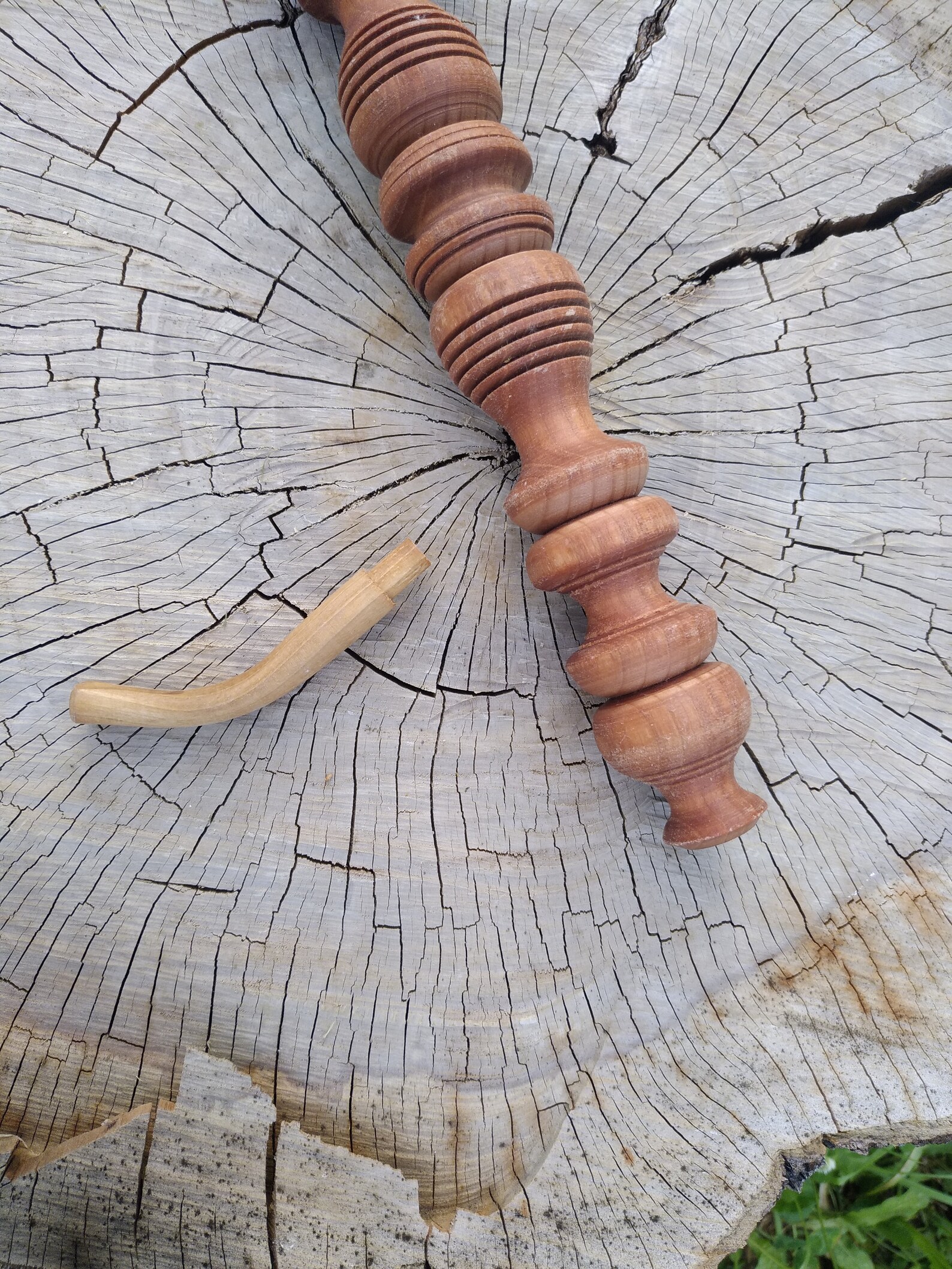 Long Wooden Pipe Huge Pipe Gift for Smoker Long Wood Pipe - Etsy