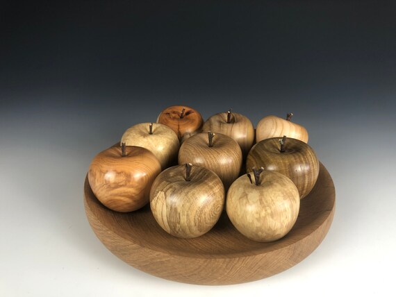 Wooden Apples Wooden Fruit | Etsy