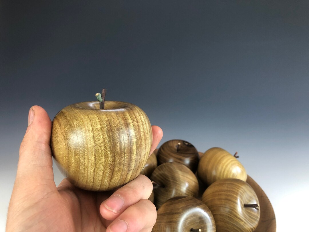 Wooden Apples, Wooden Fruit - Etsy