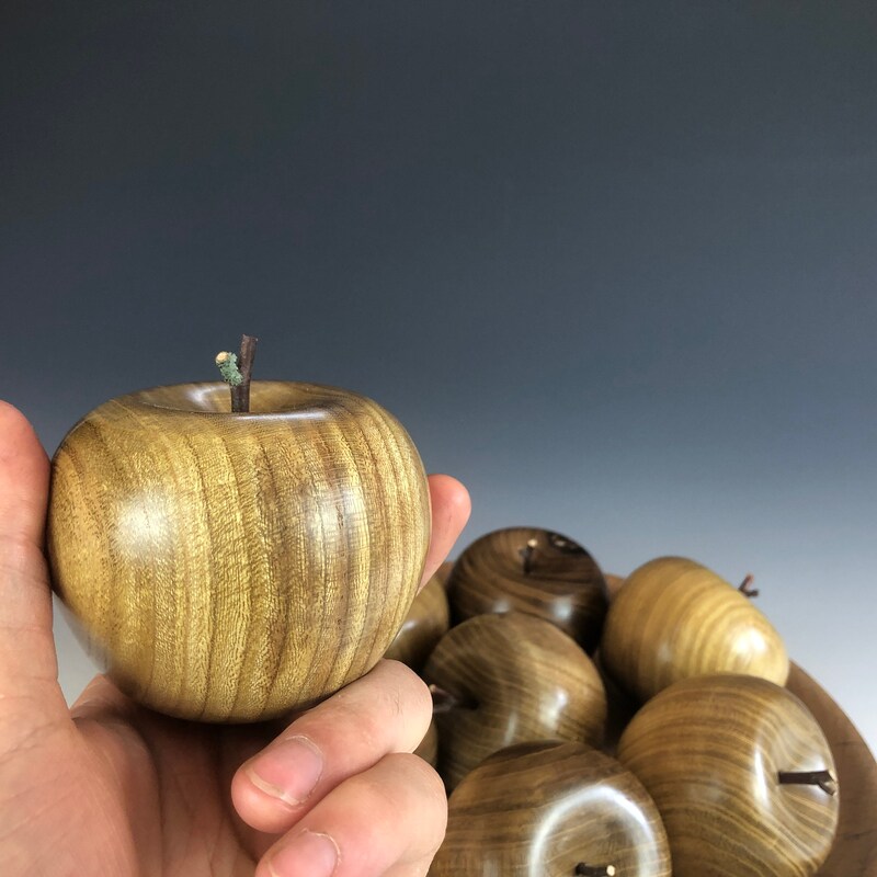 Wooden Apple - Etsy