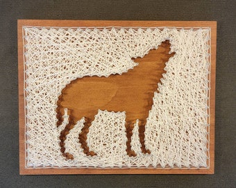 String Art Wolf - Etsy