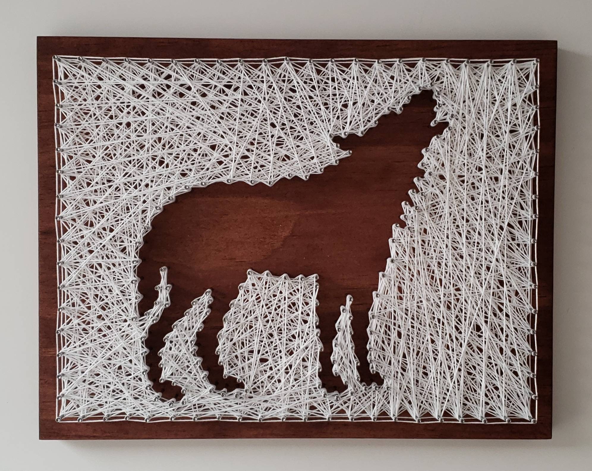 Wolf String Art | Etsy