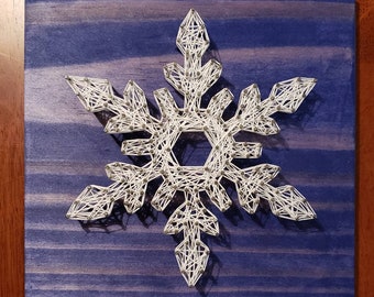 Snowflake String Art - Etsy