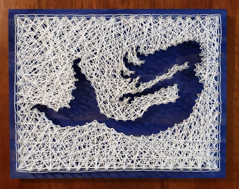 Mermaid String Art | Etsy