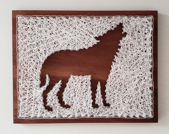 Wolf String Art | Etsy