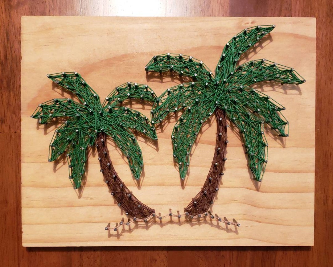 String Art Palm Trees - Etsy