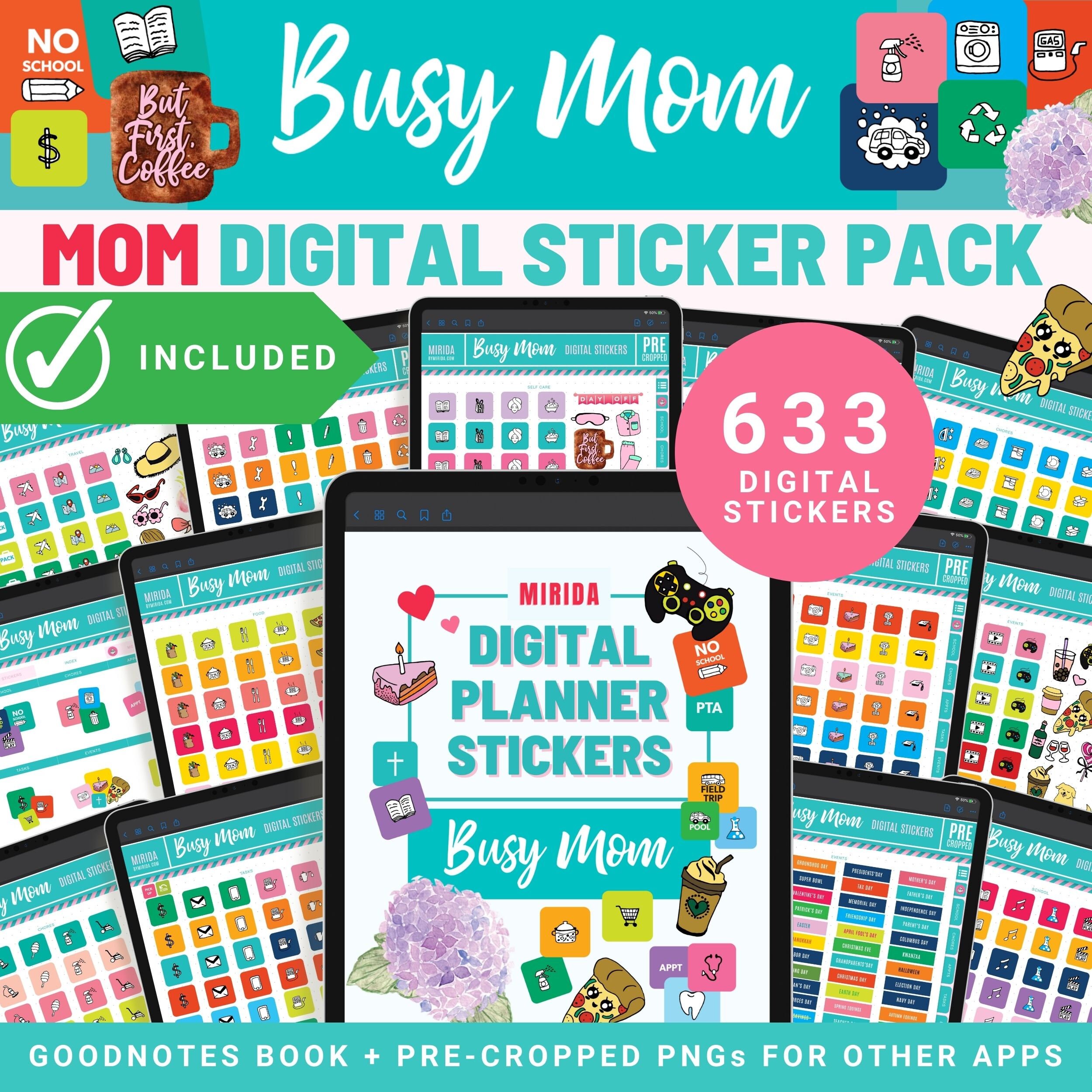 Ultimate DAILY LIFE Digital Sticker BUNDLE for Goodnotes Planner ...