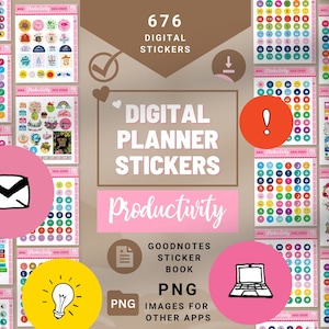 Goodnotes Stickers for Planer iPad Planning Digital Downloads ...