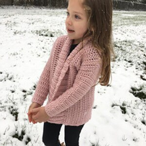 Cameo Cardigan Crochet Pattern | Adult & Child Sizes (PDF Pattern) - Etsy