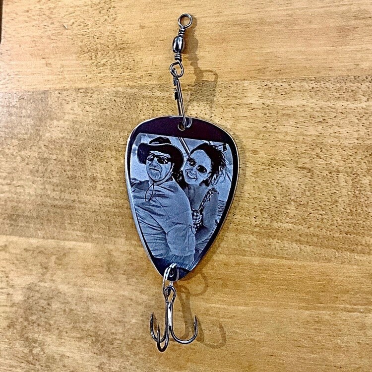 Fishing Lure Engraved Photo Personalised Fishing Gift - Etsy