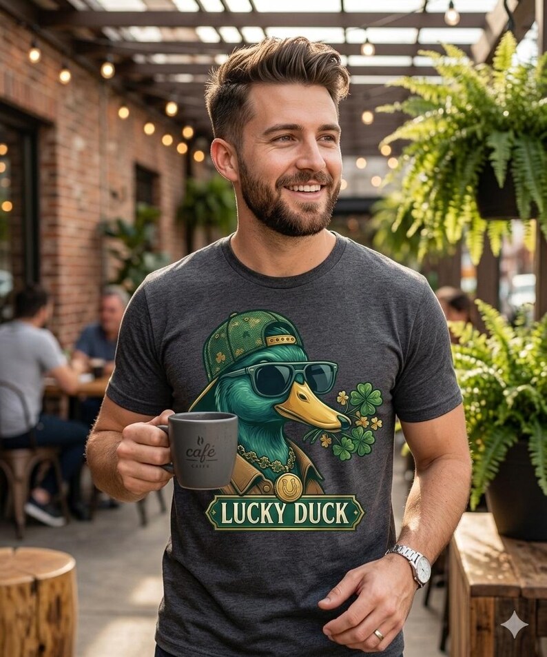 Lucky Duck PNG, Saint Patrick Duck Hunting Png, Boys Kids St Patricks ...