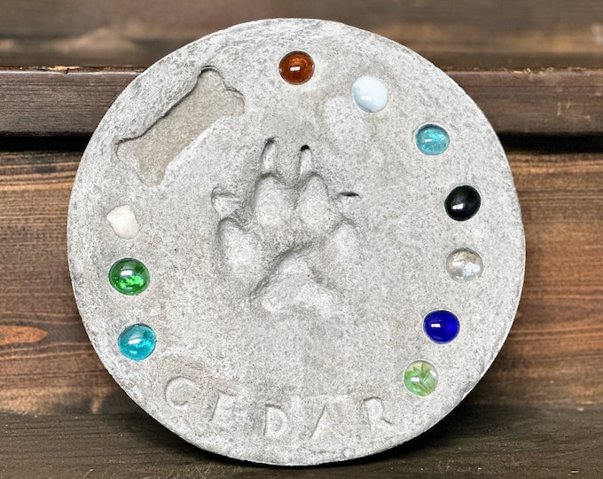 Outdoor Stepping Stone DIY Kit – Garden Cement Handprint Stone ...