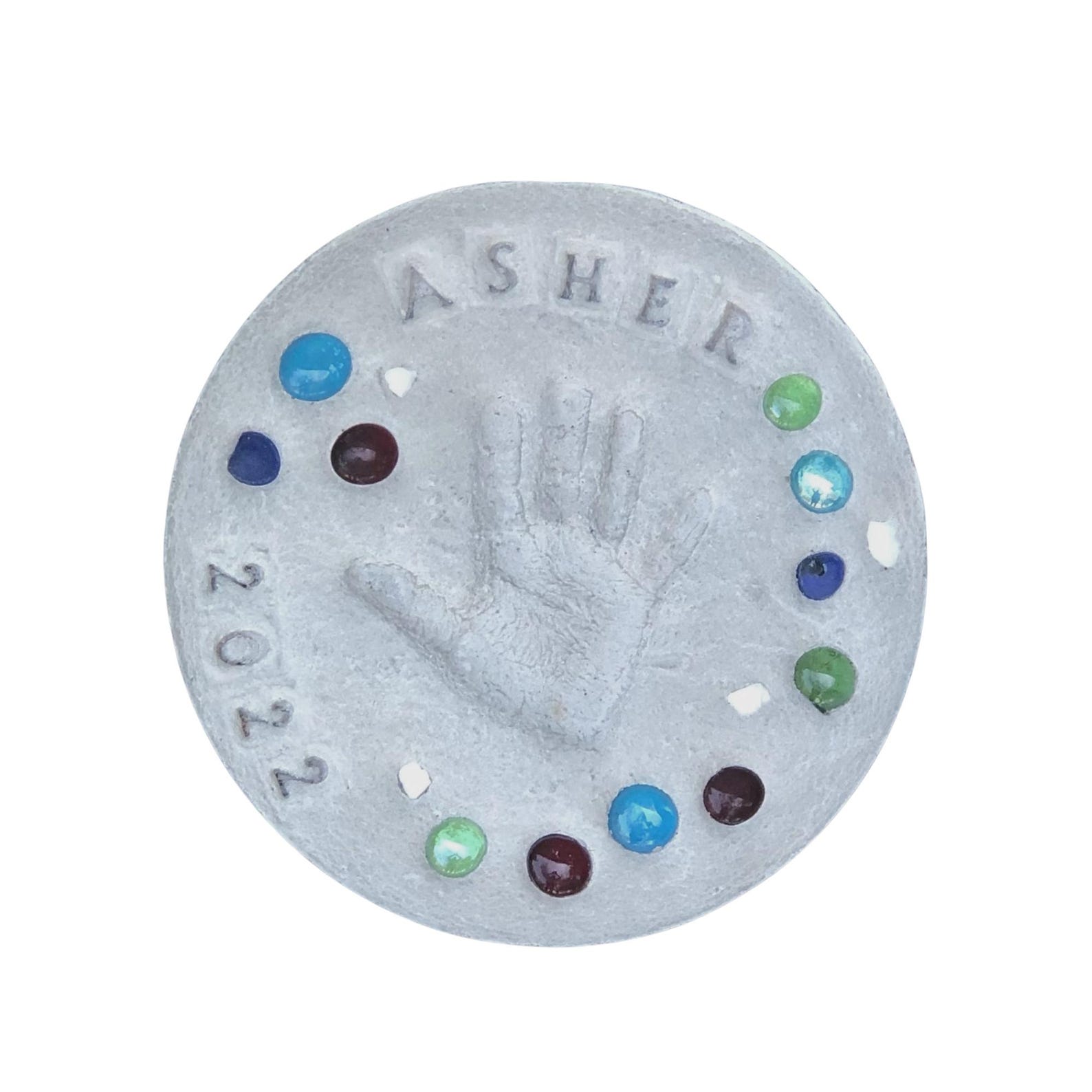 DIY Garden Stepping Stone Kit, Handprint Stepping Stone, Footprint ...