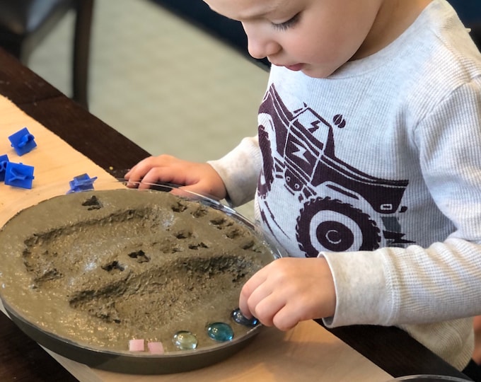 DIY Garden Stepping Stone Kit, Handprint Stepping Stone, Footprint ...