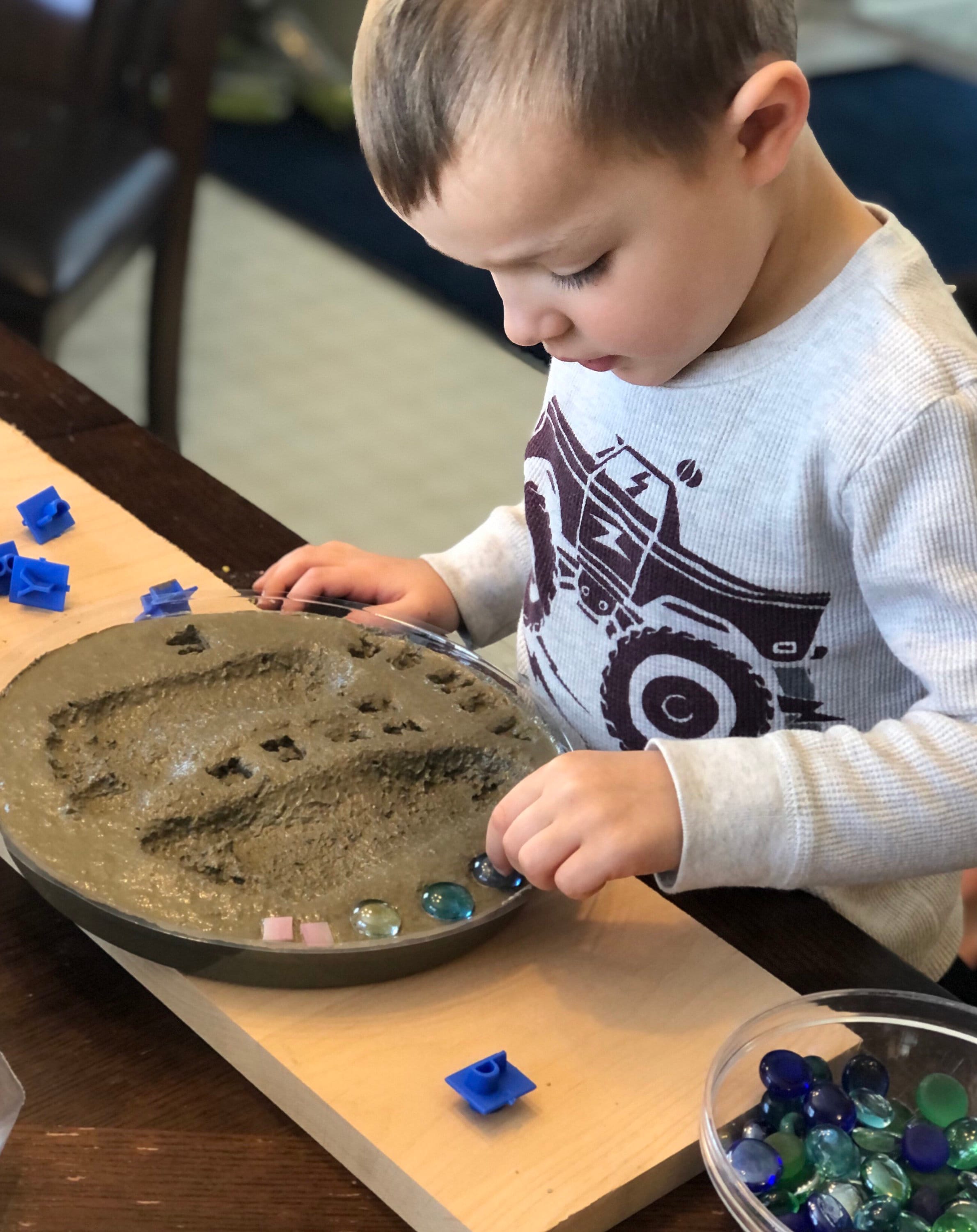 Stepping Stone Mold, Garden Stone Decor, Custom Stone, Handprint ...