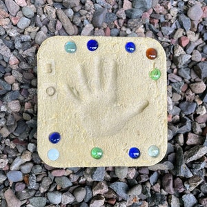 Garden Stone Hand Print Kit BESPORTBLE Outdoor Decorative Stepping ...